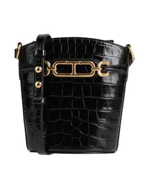TOM FORD Calfskin Bucket Bag - Black