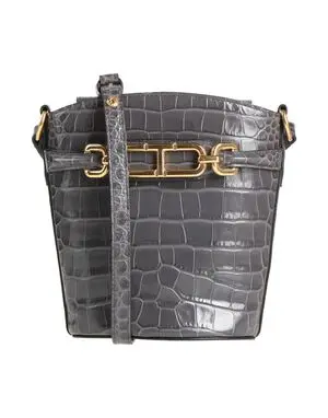 TOM FORD Calfskin Bucket Bag - Grey