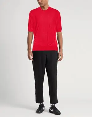 LANEUS Lyocell Knit Top - Red
