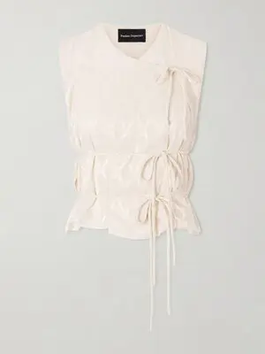 PAULINE DUJANCOURT Diamond Chiffon Top