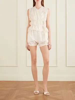 PAULINE DUJANCOURT Diamond Chiffon Top