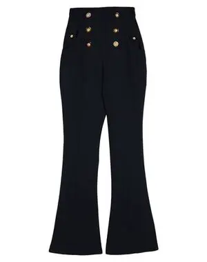 Balmain Flared Virgin Wool Pants - Midnight Blue