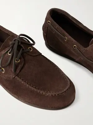 SEBAGO Owen Suede Boat Shoes - Brown