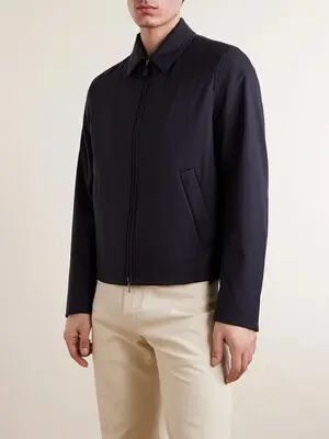 Loro Piana Mathis Windwish™ Blouson Jacket - Blue