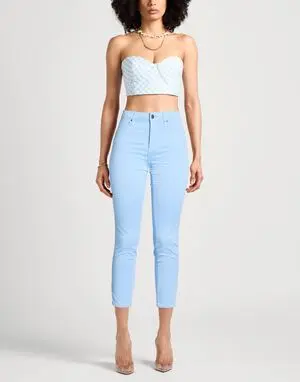 Armani Exchange Sky Cotton Stretch Skinny Cropped Pants
