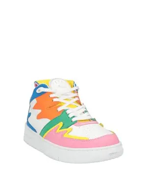 METALGIENCHI Soft Leather High-top Sneakers