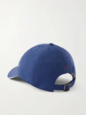Brunello Cucinelli Embroidered Cap - Blue