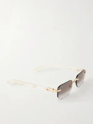 Cartier Signature C Square Frame Sunglasses