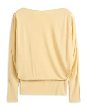 TOTEME Boat Neck Jersey Top