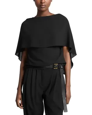 Michael Kors Wool Cape Top