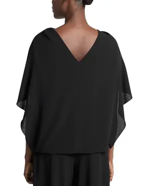 Michael Kors Wool Cape Top
