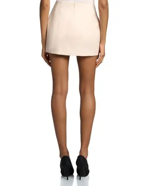 Wardrobe.NYC Contour Mini Skirt - Shell