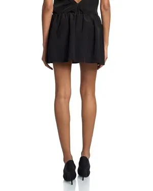 Wardrobe.NYC Ruched Mini Skirt