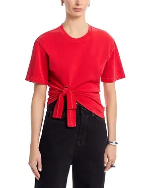 Knot Detailing T-shirts For Women