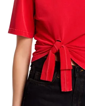 AREA Knot Hem Tee