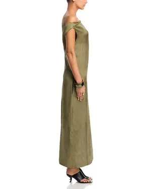 Co Draped Back Dress