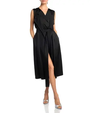 Victoria Beckham Sybil Midi Dress - Black