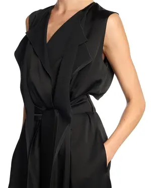 Victoria Beckham Sybil Midi Dress - Black