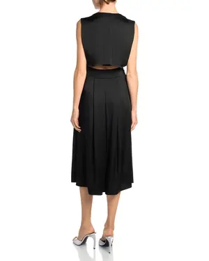 Victoria Beckham Sybil Midi Dress - Black