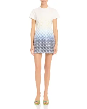 Casablanca Monogram T-shirt Dress - Monogram Gradient