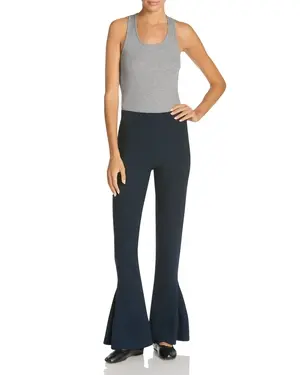 Stella McCartney Silk Flare Hem Pants