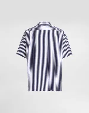 Dolce & Gabbana Hawaii Striped Poplin Shirt