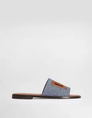 Dolce & Gabbana Denim Dg Light Sandals - Multicolor