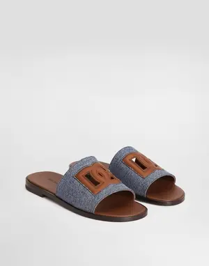 Dolce & Gabbana Denim Dg Light Sandals