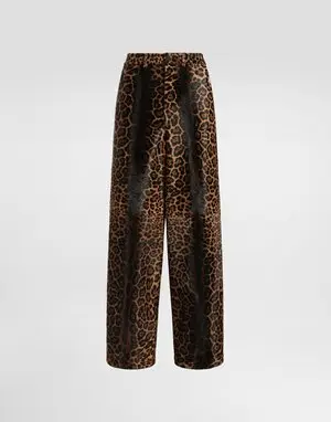 Dolce & Gabbana Animal Print Pants For Men