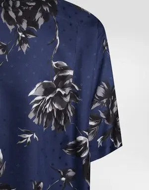 Dolce & Gabbana Peony-print Hawaii Twill Shirt - Multicolor