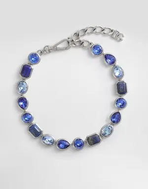 Dolce & Gabbana Silver Tone Necklaces For Men
