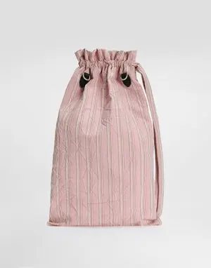 Dolce & Gabbana Striped Froissé Crossbody Bag - Multicolor