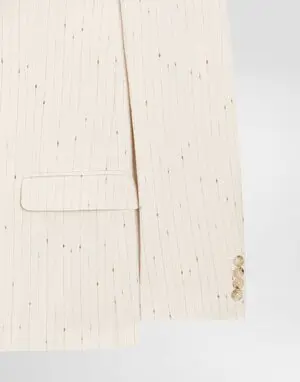 Dolce & Gabbana Single-breasted Pinstripe Finish Jacket - Multicolor