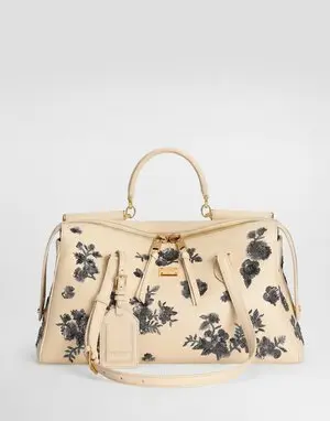 Dolce & Gabbana Vittoria Handbag With Embroidery