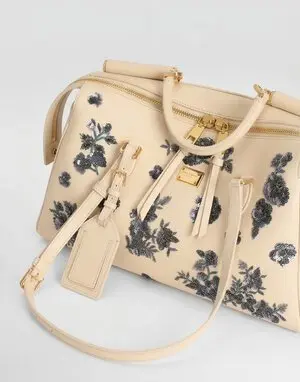 Dolce & Gabbana Vittoria Handbag With Embroidery