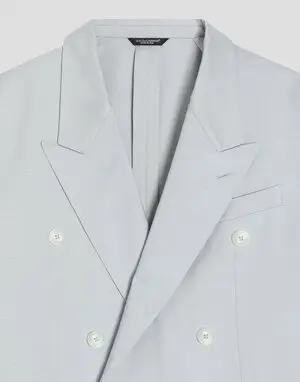 Dolce & Gabbana Shantung Viscose Double-breasted Jacket