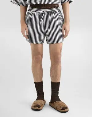 Dolce & Gabbana Striped Bermuda Shorts