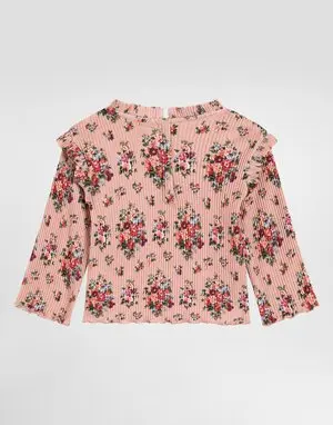Dolce & Gabbana Floral-print Cotton T-shirt