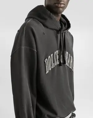 Dolce & Gabbana Hooded Sweatshirt With Print
