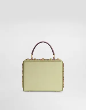 Dolce & Gabbana Dolce Box Satin And Patent Leather Handbag - Multicolor
