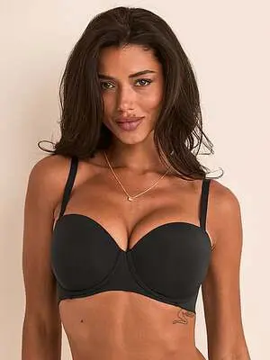 Victoria's Secret Adore Me Lou Lightly-lined Balconette Bra - Black