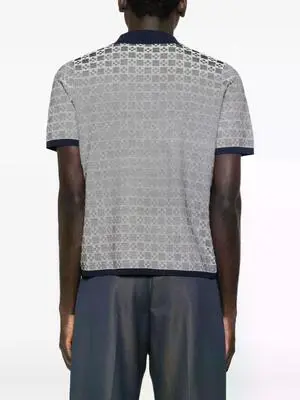 Sandro Square Cross Jacquard Shirt - Grey
