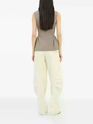 ROTATE BY BIRGER CHRISTENSEN Tapered Trousers - Neutrals