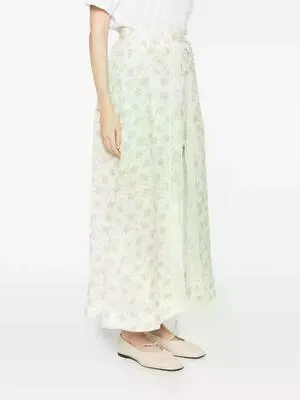 Sandro Floral Lace Shorts - Green