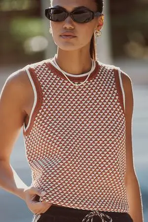 Varley Jensen Knit Tank Top - Maple