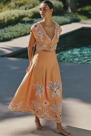 Viscose Maxi Skirts
