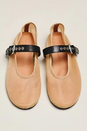 TONY BIANCO Mimzy Mary Jane Flats - Neutral