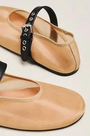 TONY BIANCO Mimzy Mary Jane Flats - Neutral