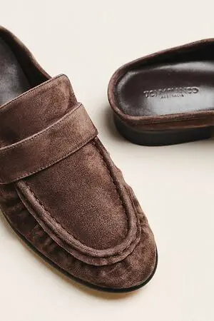 TONY BIANCO Glacier Loafer Mules - Espresso