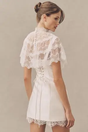 GEISHA DESIGNS Ruffle Mini Cape